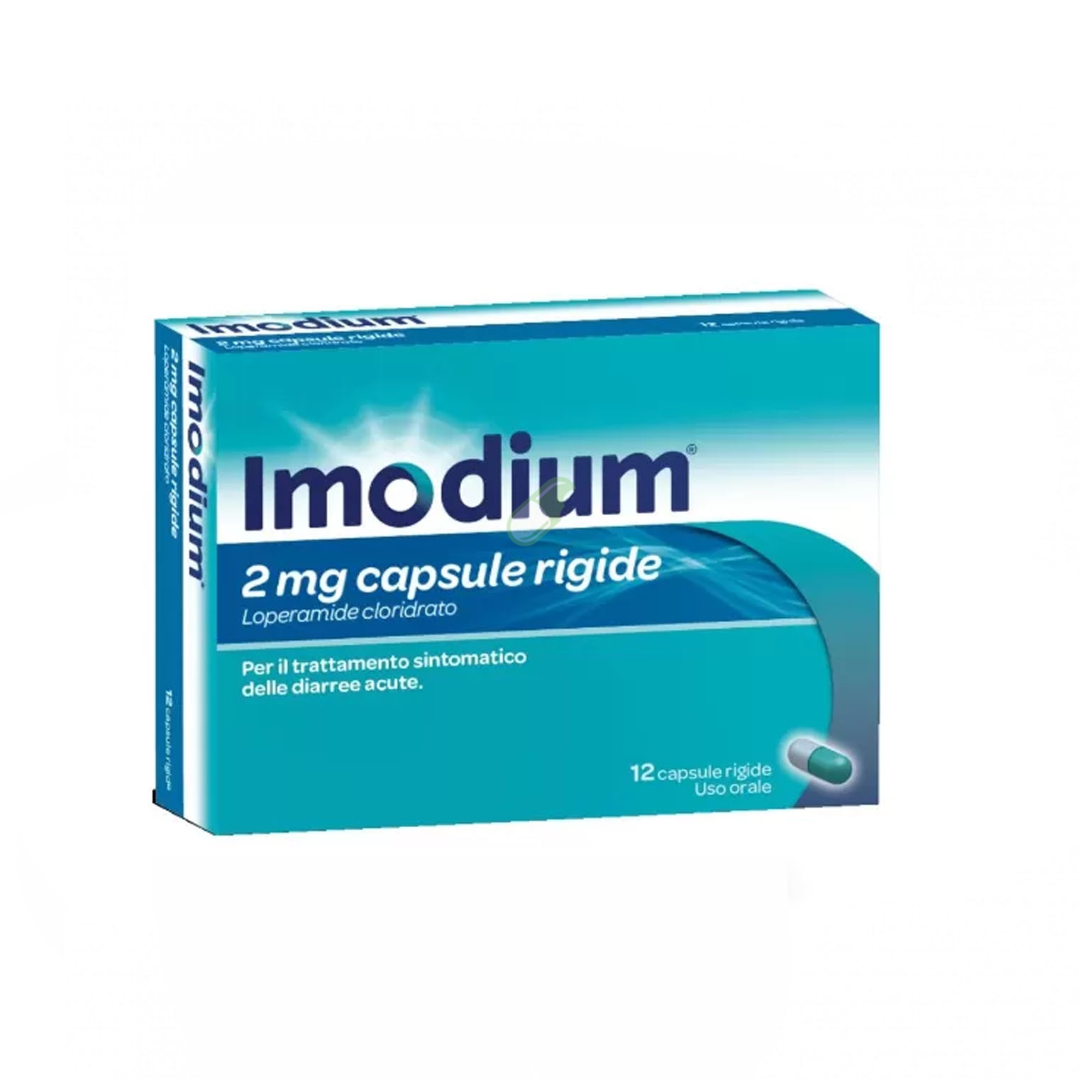 Imodium farmaco antidiarroico 12 capsule Farmafarma | Farmafarma.it