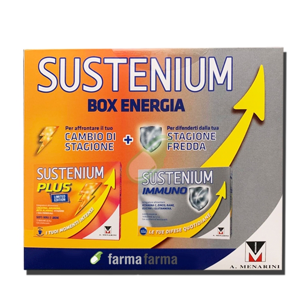 Menarini Sustenium Box Energia Integratore 26 Bustine | Farmafarma.it
