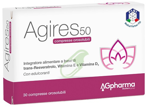 Integratore Agres 50 Ag Pharma 30 cpr Orosolubili ... | Farmafarma.it