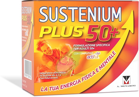 Menarini Sustenium Plus 50+ Integratore 16 Bustine... | Farmafarma.it