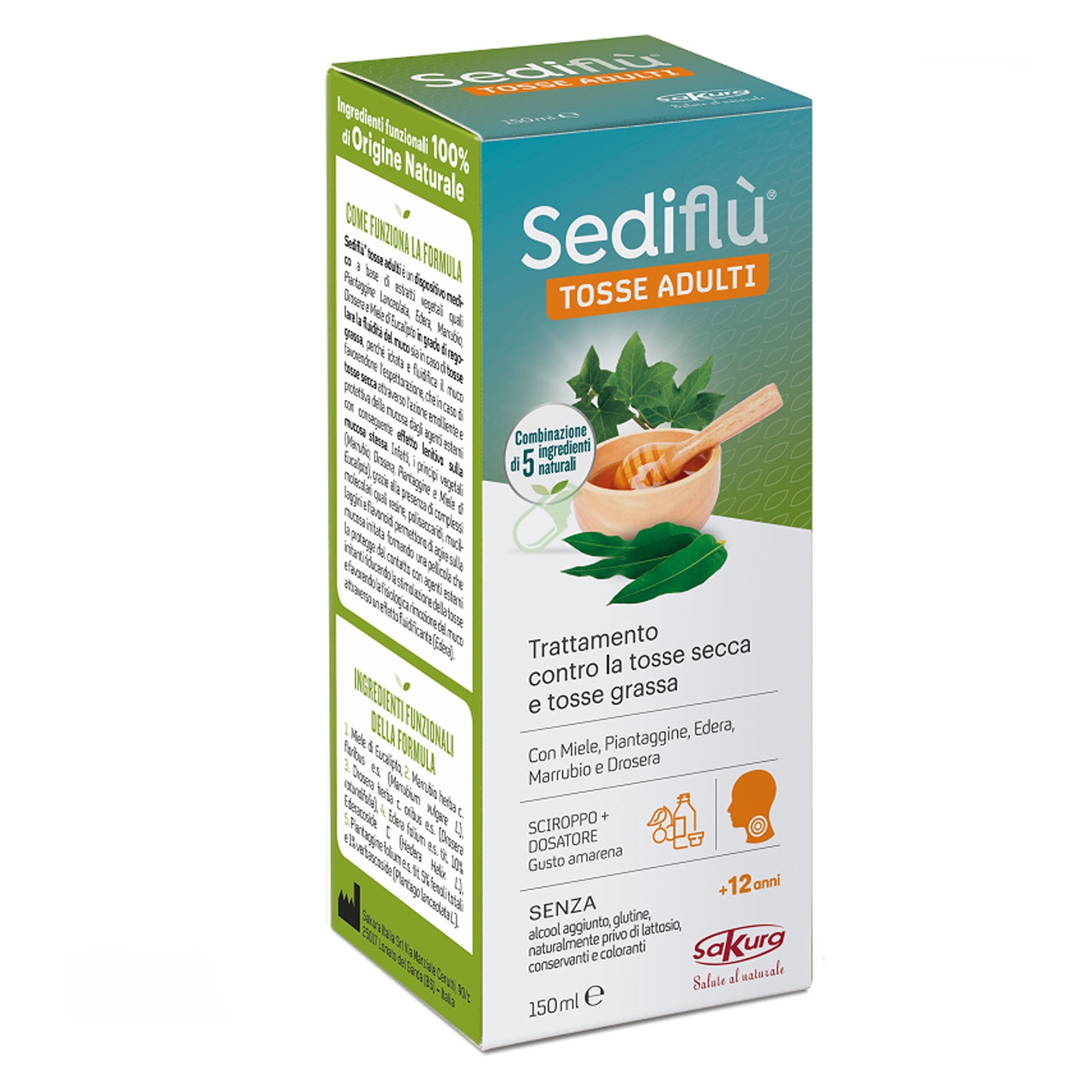 Sediflu Tosse Adulti Sciroppo 150ml Farmafarma | Farmafarma.it