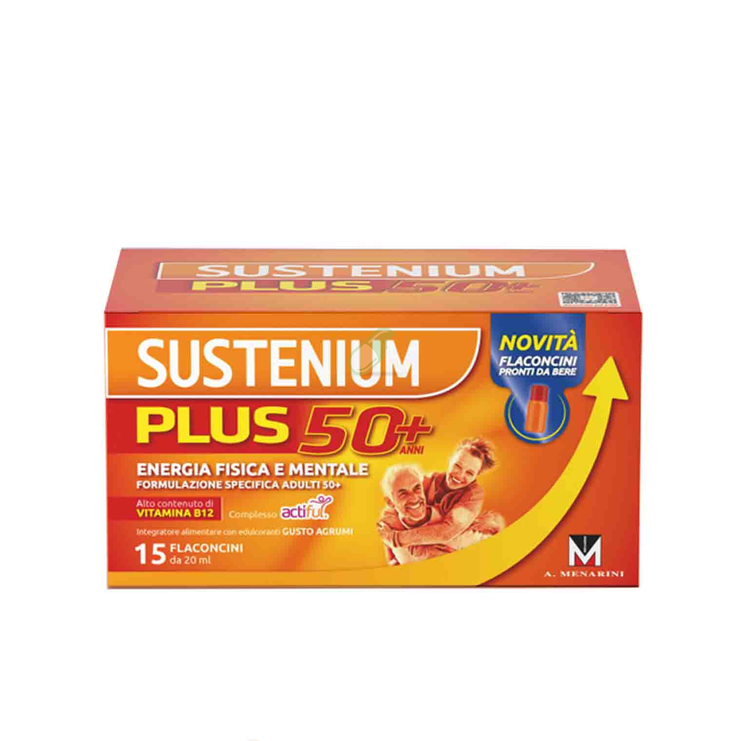 Menarini Sustenium Plus 50+ Integratore 15 fl. ... | Farmafarma.it