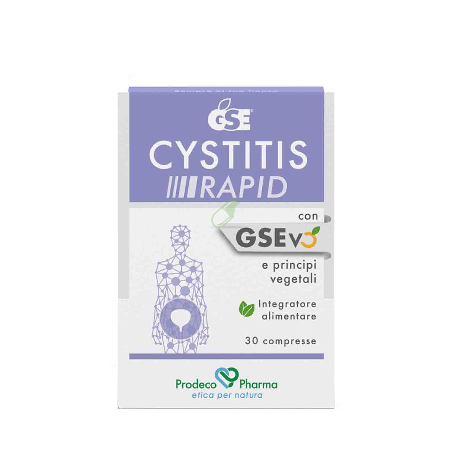 Prodeco Pharma GSE Cystitis Rapid 30 cpr Farmafarma | Farmafarma.it