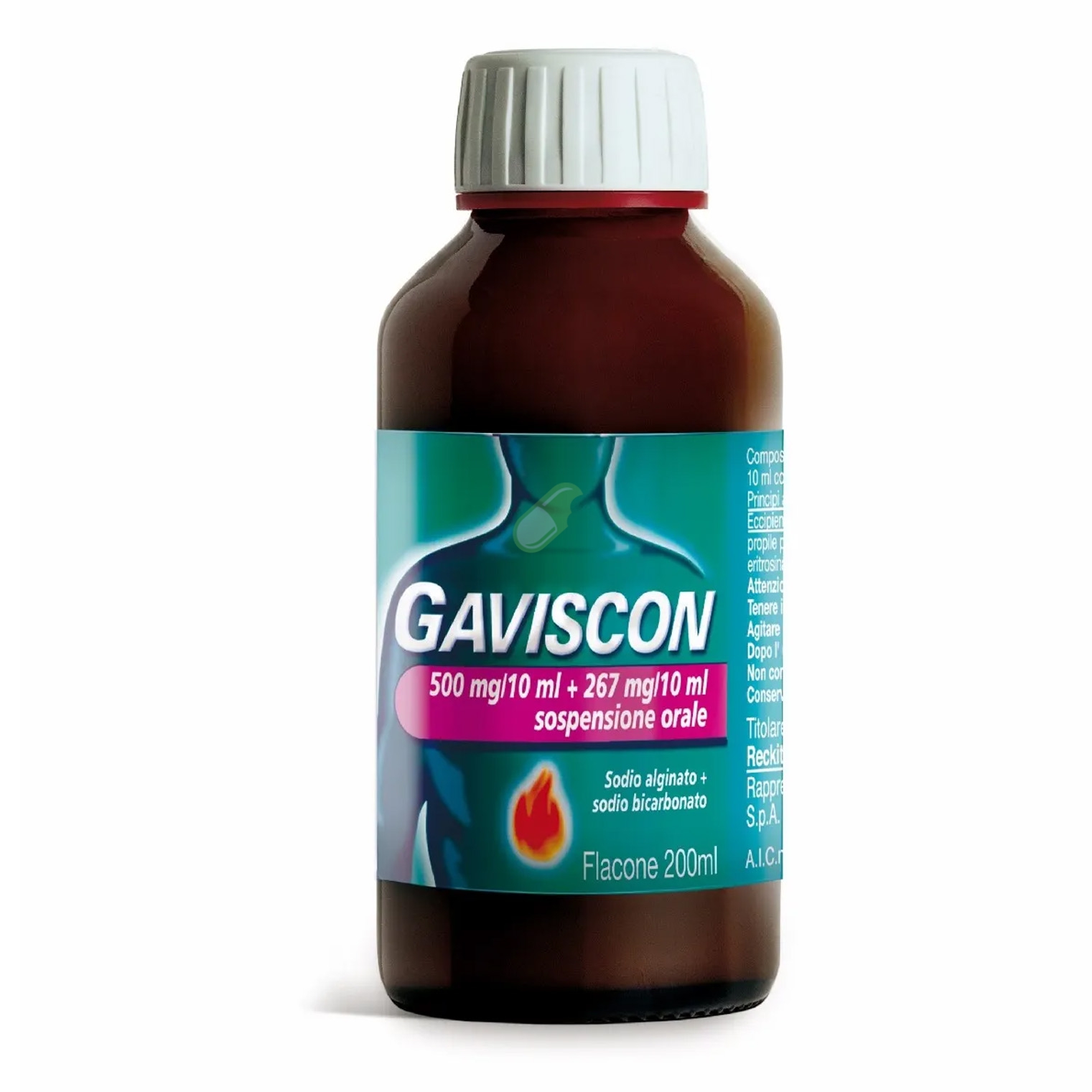 Gaviscon 500 Mg 10 Ml267 Mg 10 Ml Sospensione... | Farmafarma.it